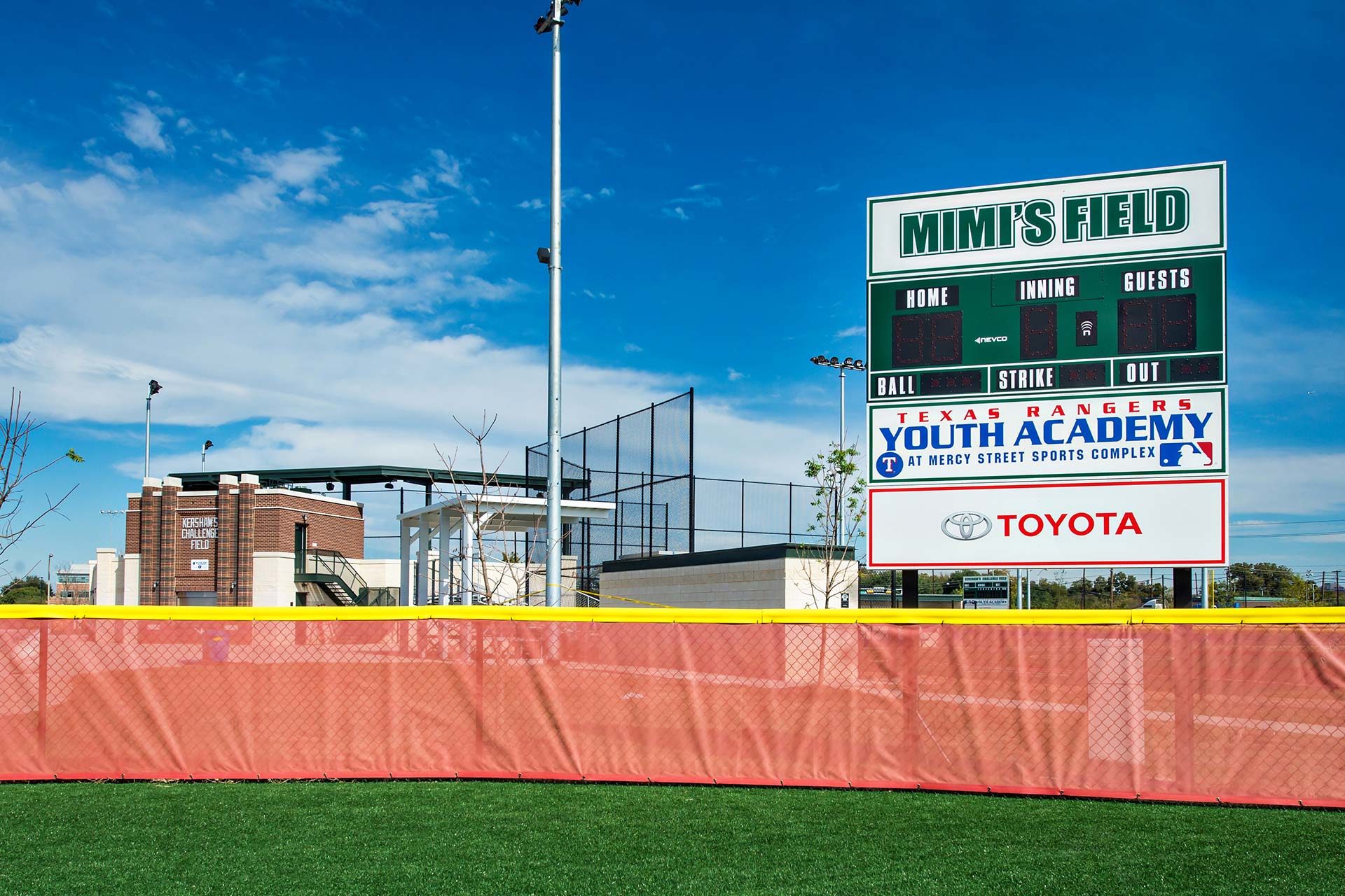 Texas Rangers MLB Youth Academy at Mercy Street Sports Complex, Phase 1 ...